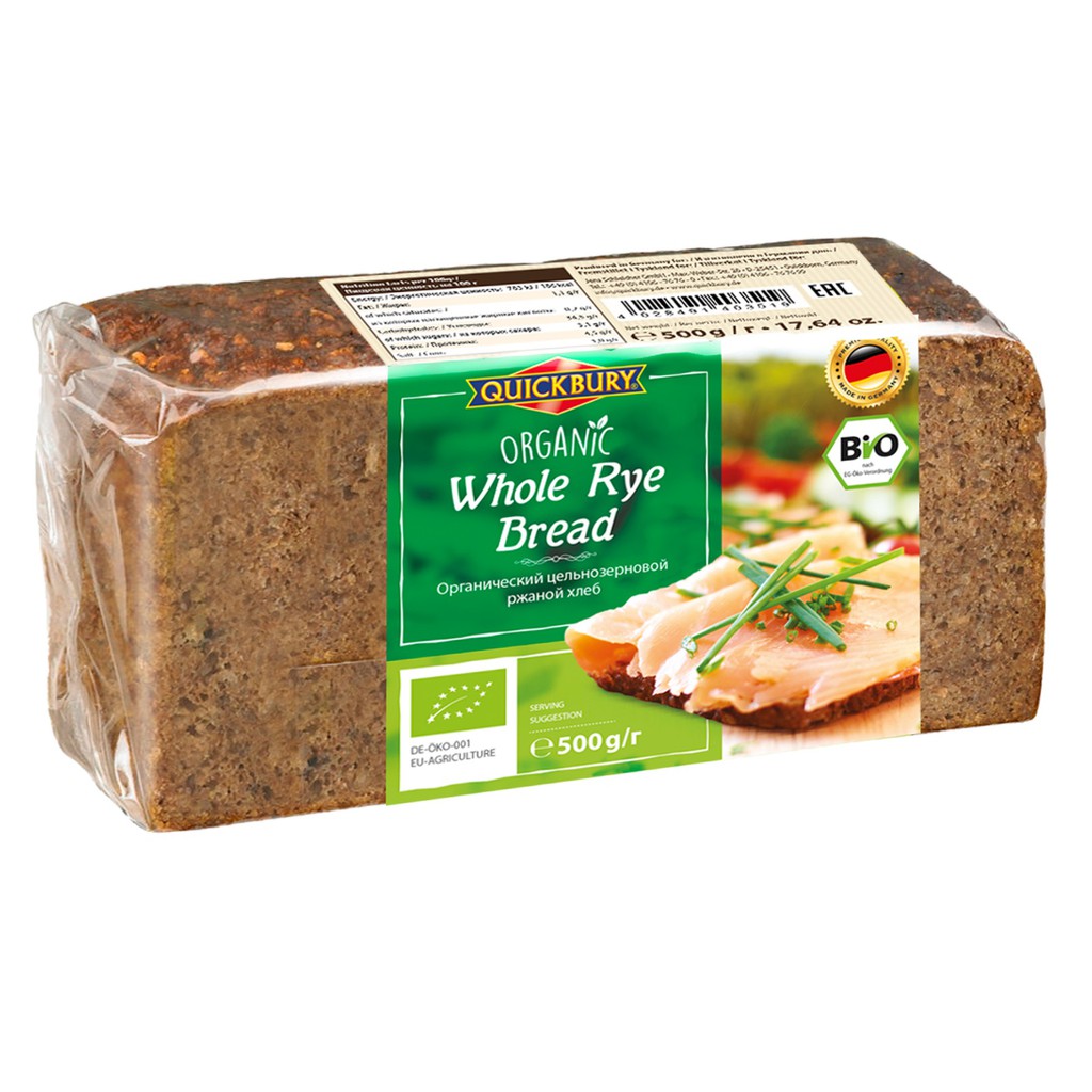 Quickbury Organic Whole Rye Bread(Expiry date-1/11/2025) | Shopee Singapore