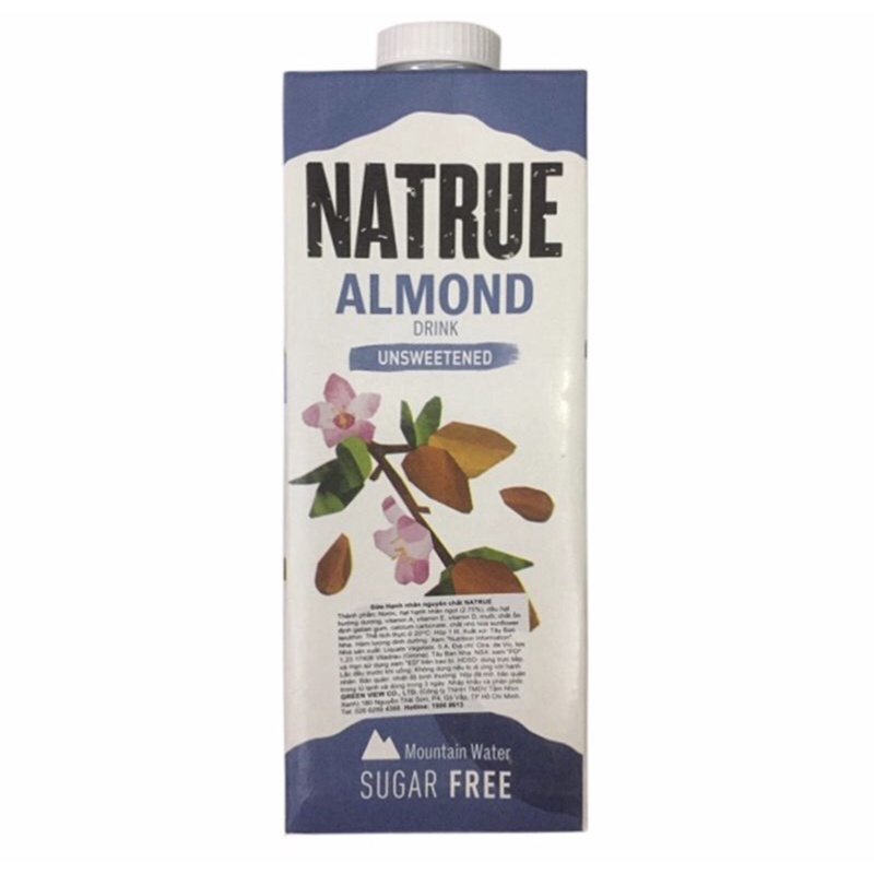 Natrue Unsweetened Almond Milk Box 1L | Shopee Singapore