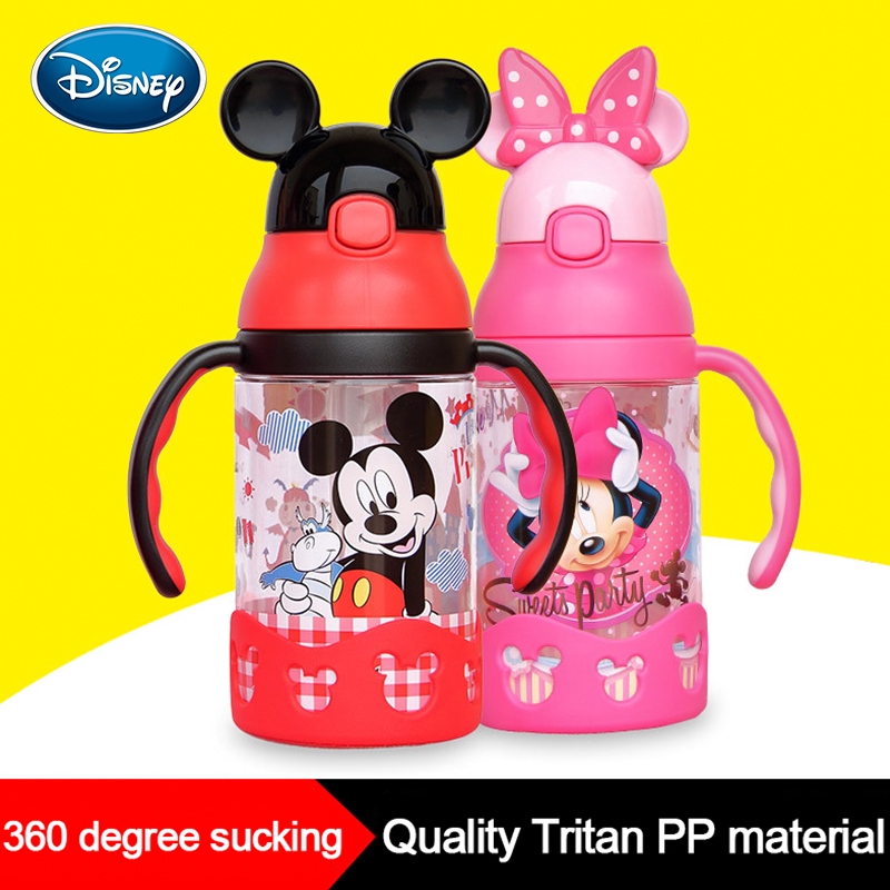 Disney Minnie cup children's sippy cup with handle learn to drink cup ...
