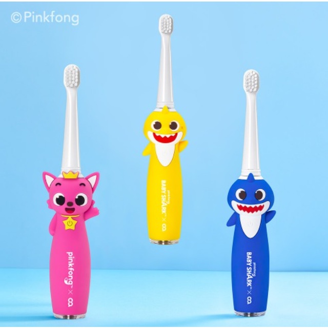 Pinkfong Baby Shark Dad Shark Kids Electric Toothbrush | Shopee Singapore