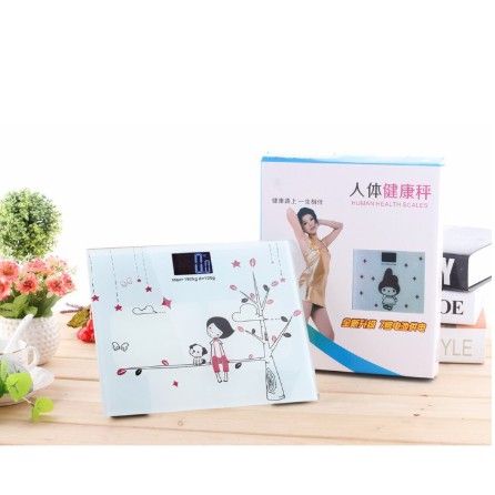 Digital Weight Scale Glass Cute Design Weight Scale Body Scale Skinny ...