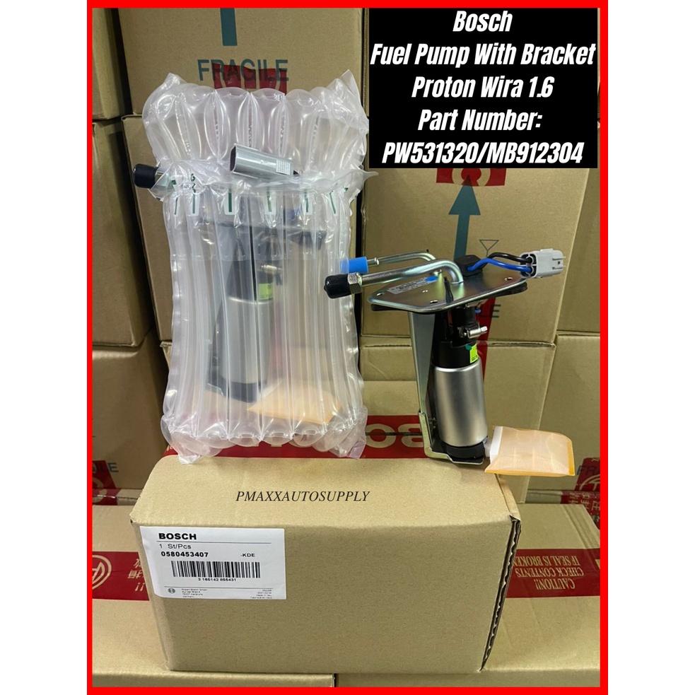 Bosch Proton Wira 1.6 Fuel Pump With Bracket Mb912304 100 High Quality ...