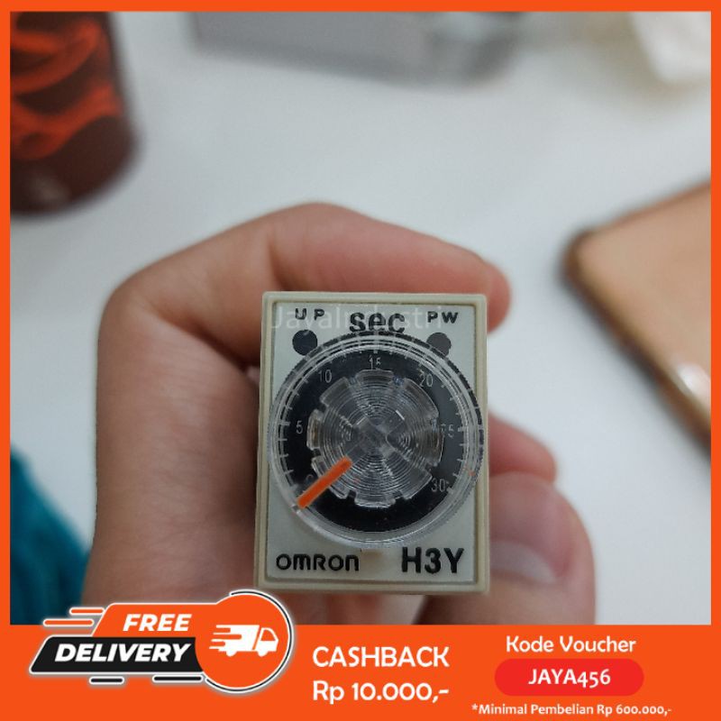 H3y-2 30/60 Seconds Delay Timer OMRON 8pin AC 220V Time Delay Timer ...