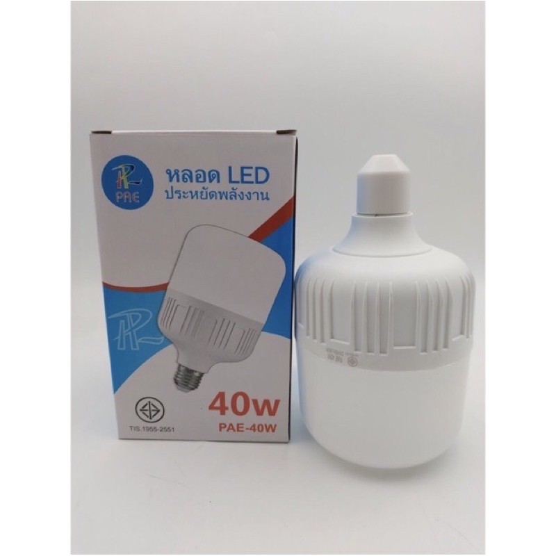 PAE-40W LED Bulb Fall Unbreakable E27 Screw Cap Very Bright Energy-Saving | Shopee Singapore