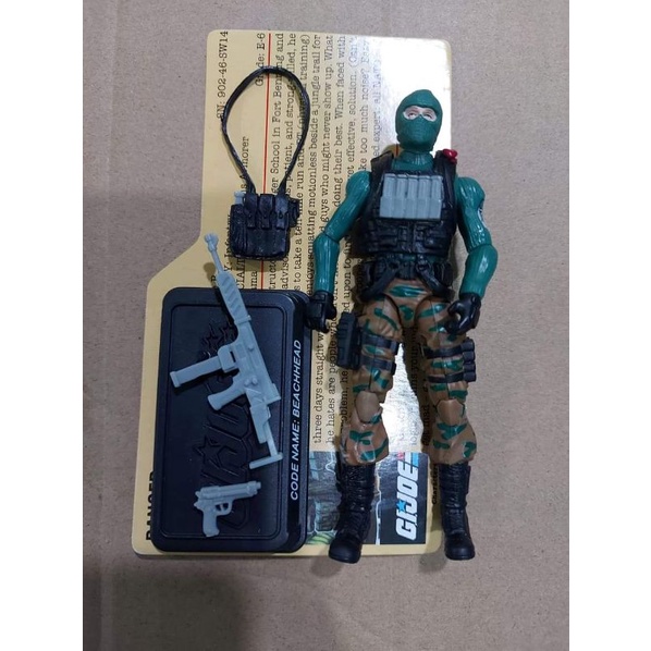 GI Joe 25th Anniversary comic pack Beachhead with file card | Shopee ...