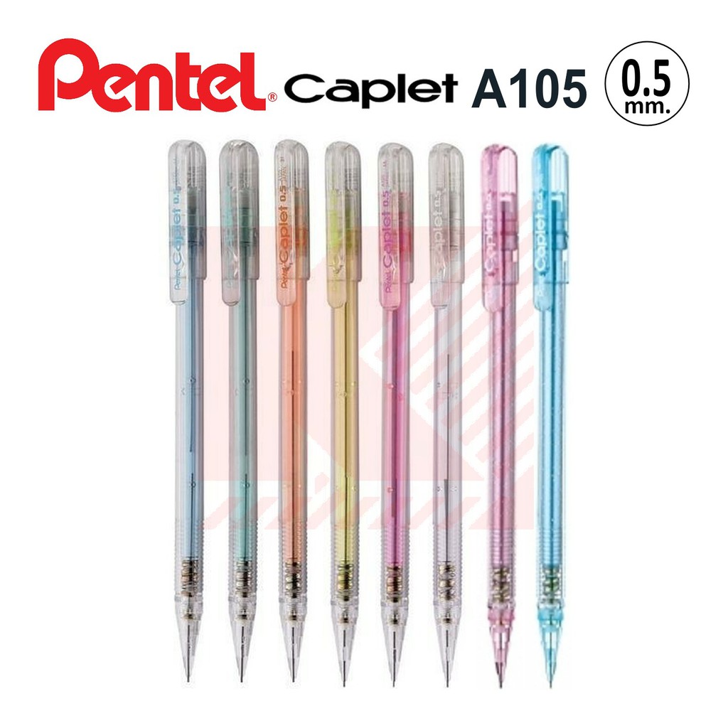Pentel Caplet A105 Mechanical Pencil 0.5 Mm. | Shopee Singapore