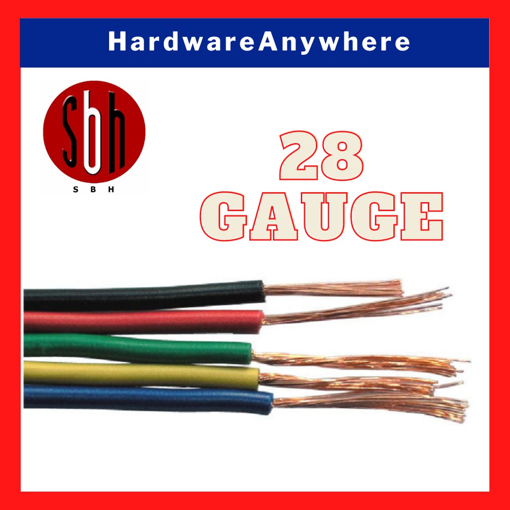Stranded Electrical Wire [28 Gauge] / Single-Conductor Wires ...