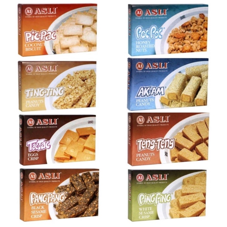 A1 Asli Teng Teng Peanut Candy Kacang Tumbuk / Sesame Crisp / Snacks ...