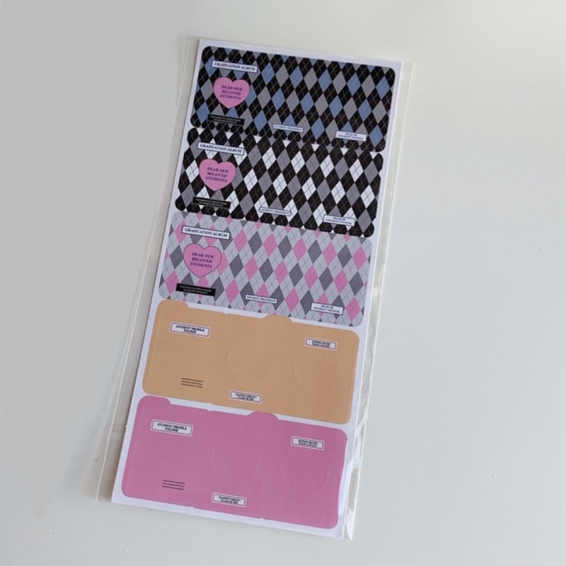 [INSTOCK] Korean Aesthetic Decoration Frame Stickers Toploader Deco ...