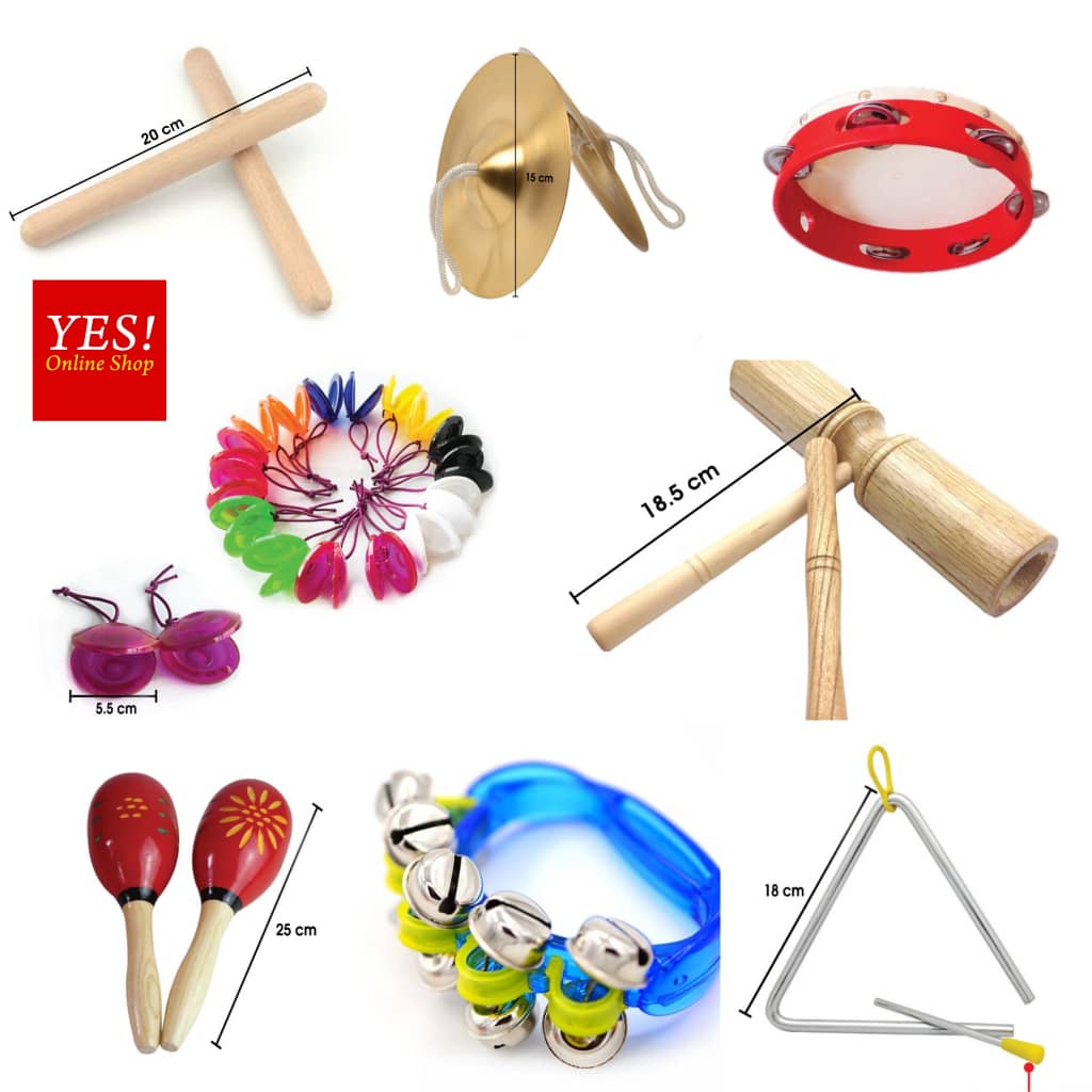 Alat-alat Muzik Music Instruments - Ring Bell Loceng Maracas Marakas ...