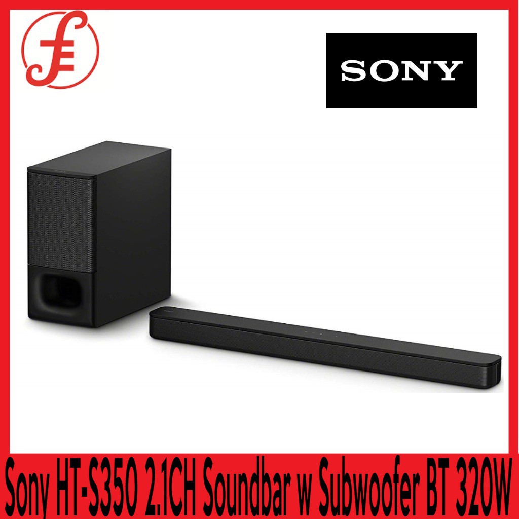 Sony HT-S350 2.1CH Soundbar with Powerful Subwoofer and Bluetooth ...