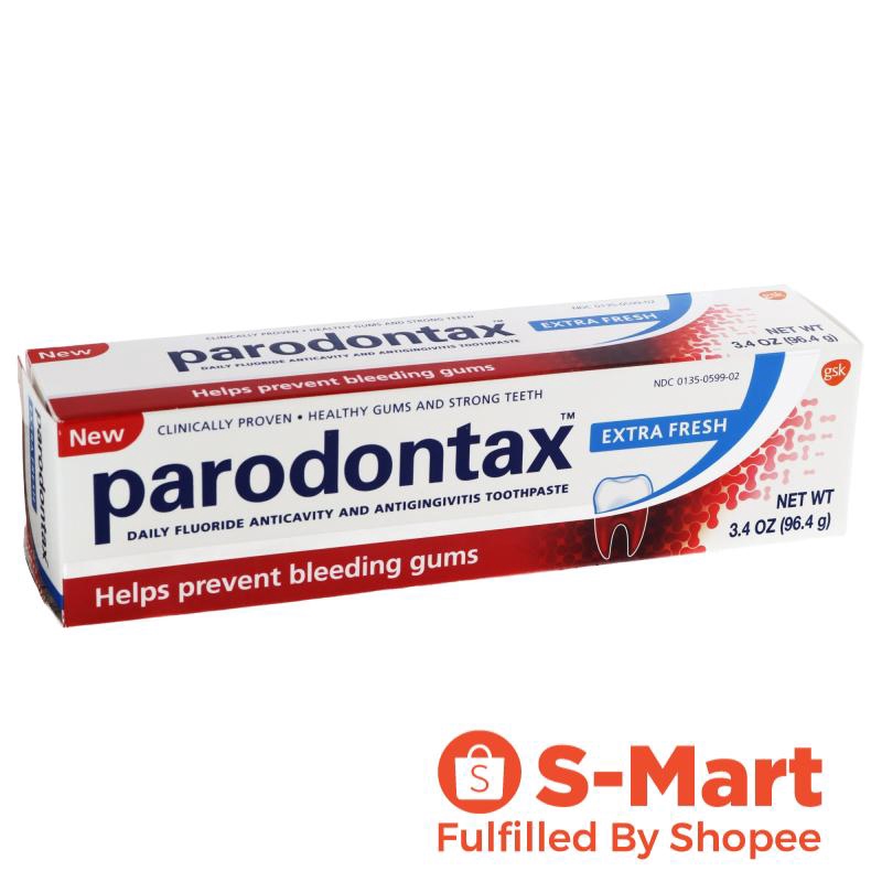 PARODONTAX Toothpaste, Helps Stop Bleeding Gums, Oral Care, Extra Fresh - 90g | Shopee Singapore
