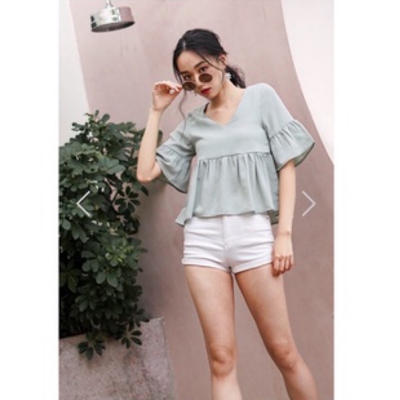 Lovet Joeve Babydoll Top | Shopee Singapore