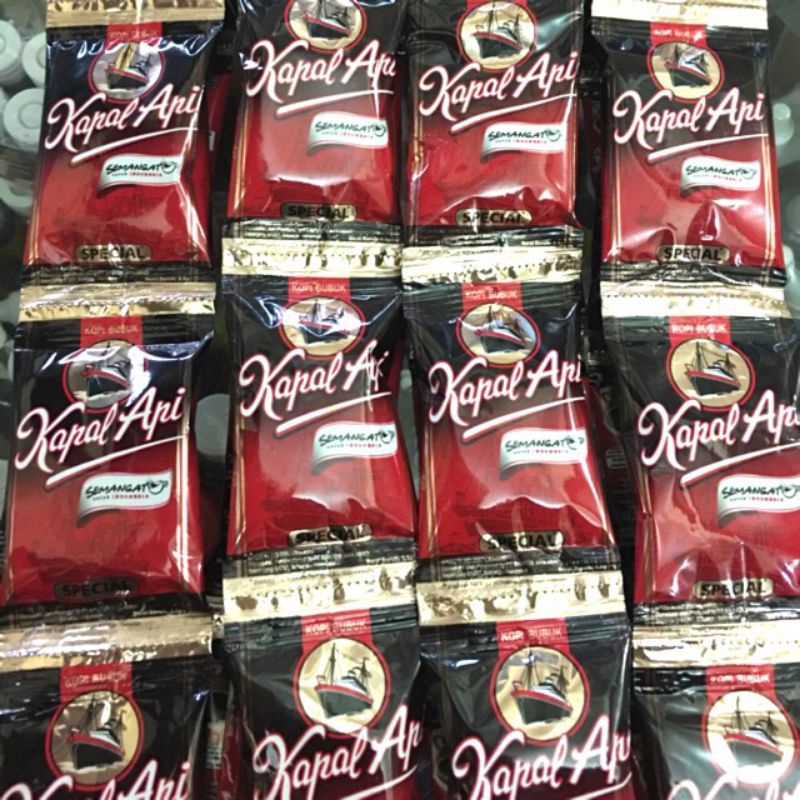 Kapal api coffee powder mini plan contains 10 | Shopee Singapore