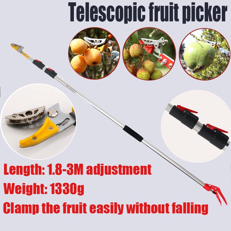 Keelat 1.8-3M fruit picker adjustable fruit picker pruning shears High ...