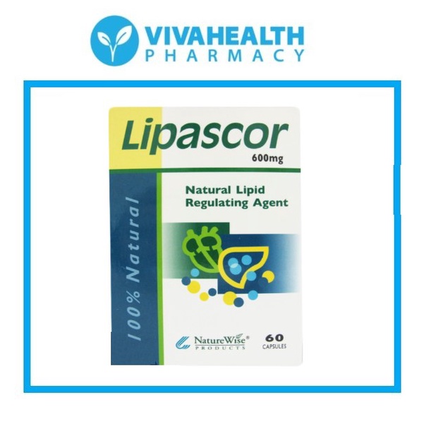 Lipascor Natural Lipid Regulating Agent, 60 capsules | Shopee Singapore