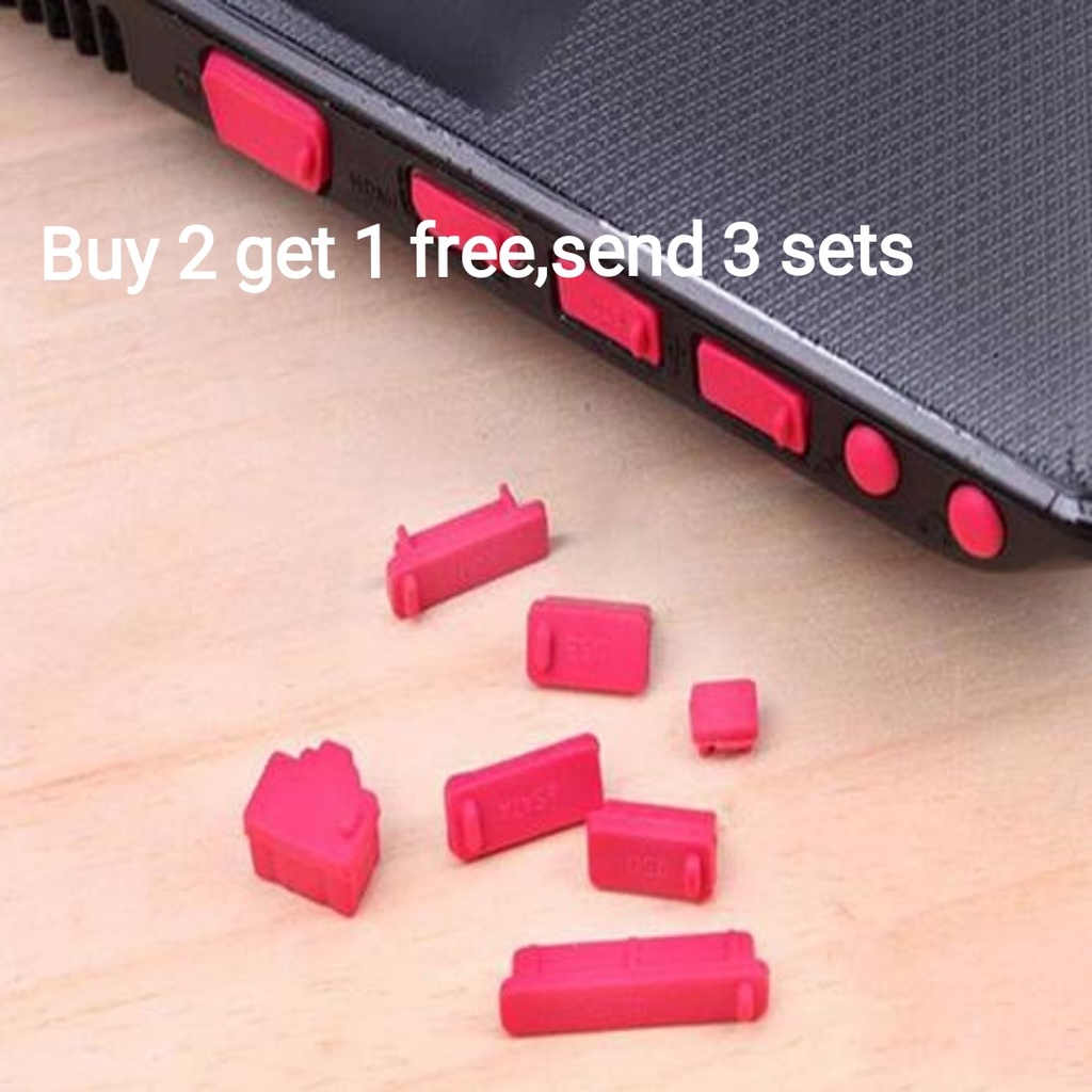 （Buy 2 get 1 free）13PCS Anti-Dust Plugs Soft Silicone Data Port USB ...