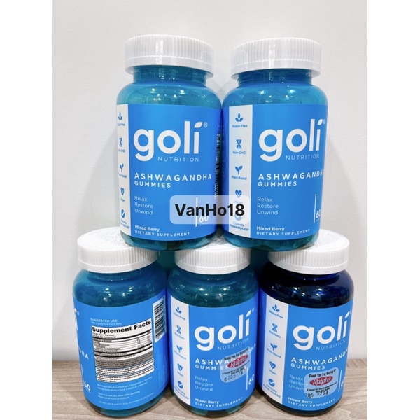 Gummies (Green GOLI) extracted from Indian ginseng GOLI Ashwagandha ...