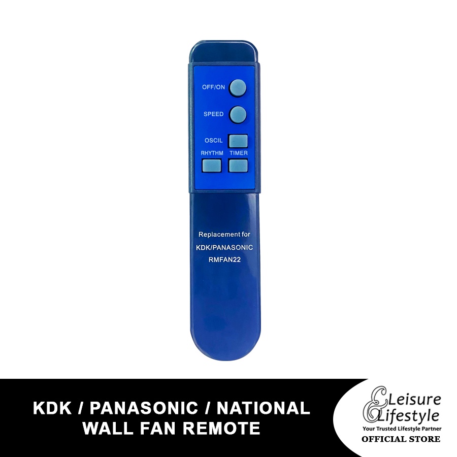 Kdk National Panasonic Wall Fan Remote Control | Shopee Singapore