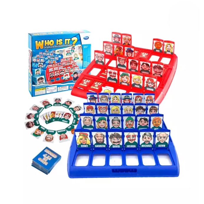 🚀[Ready Stock]🚀 Guess Who Is It Who I Am Family Board Game ...