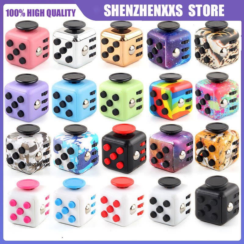 top Office Desk Finger Decompression Dice Hand Autism ADHD Anxiety ...