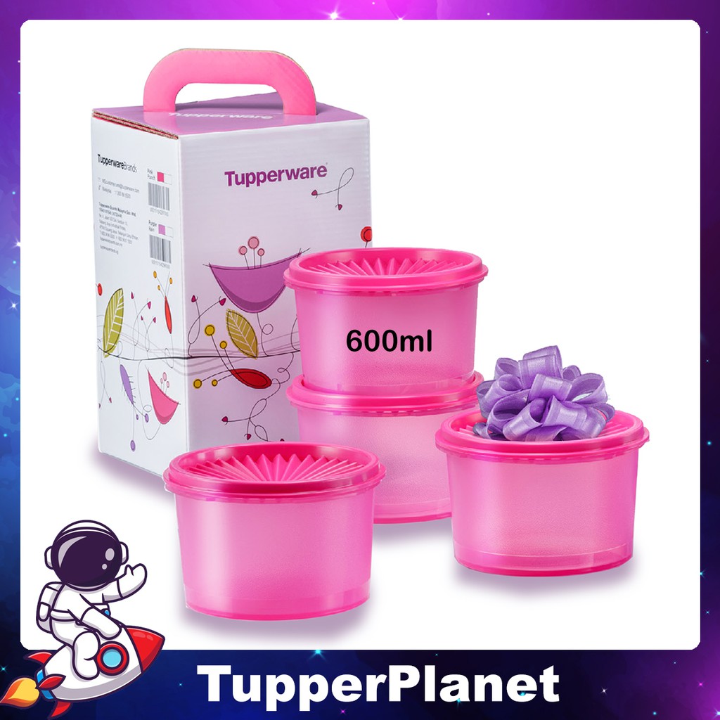 Tupperware Mini Deco Canister Set | Shopee Singapore