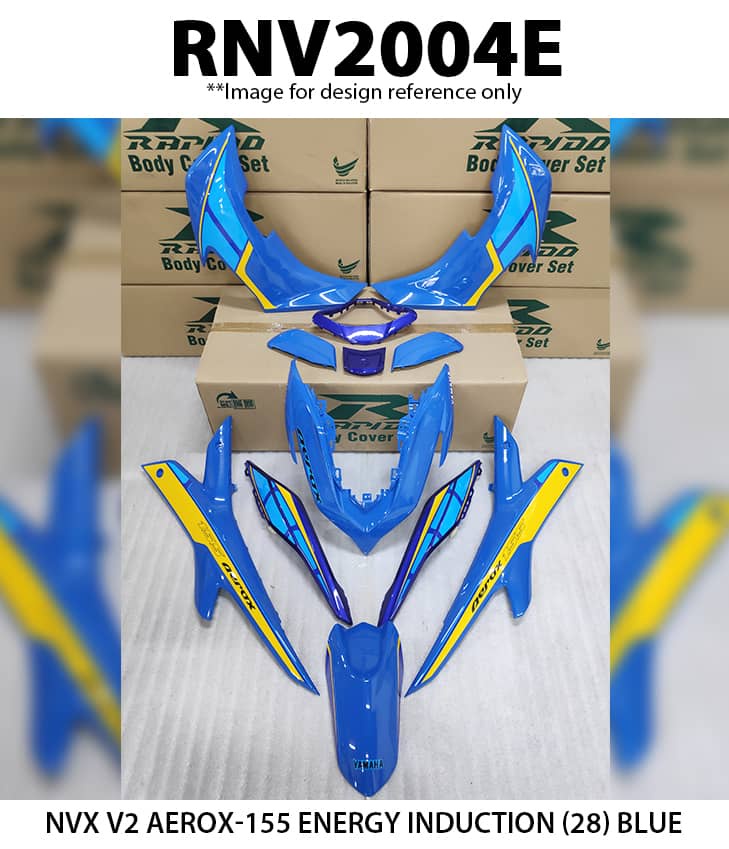 Cover Set Rapido NVX V1 V2 ENERGY INDUCTION (28) Aerox NVX155 ...