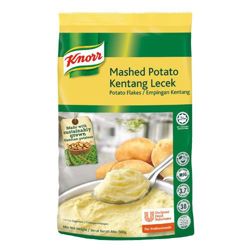 Knorr MASHED POTATO FLAKE/Rotary POTATO Powder 500G | Shopee Singapore