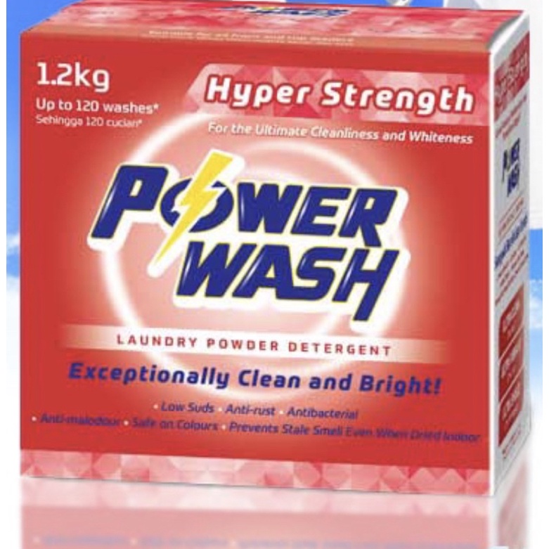 Cosway Power Wash Ultra Hyper Strength [1.2 kg] - washing powder Code ...