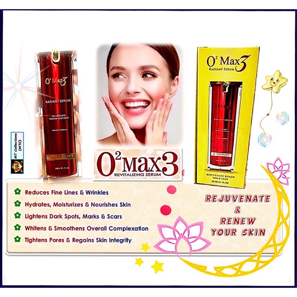 [Clearing Stock!50%Off*[Expiry:Jun 2022*] O2Max3 Radiant Serum for ...