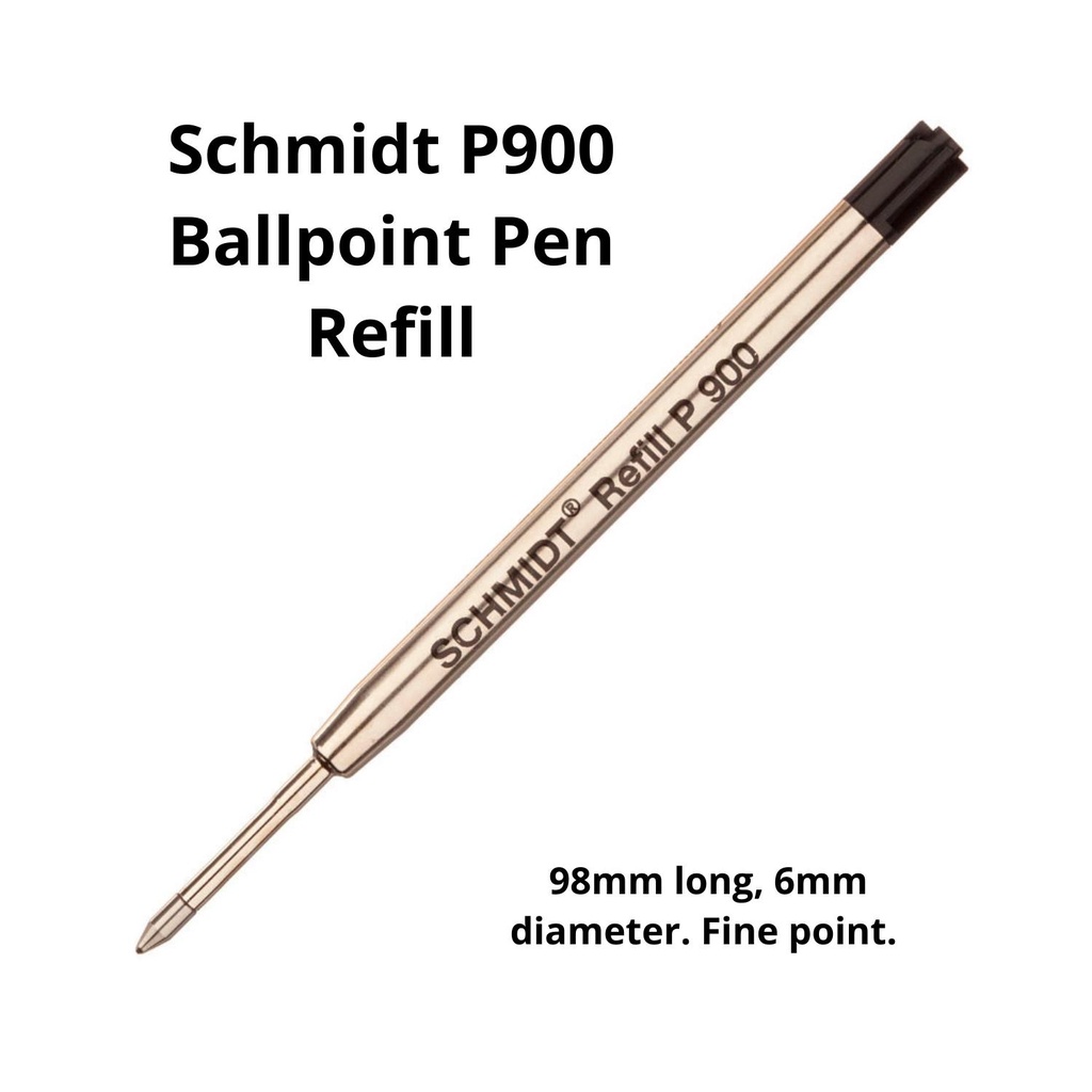 Schmidt P900 | Schmidt Easy Flow P9000 Ballpoint Pen Refill Black ...