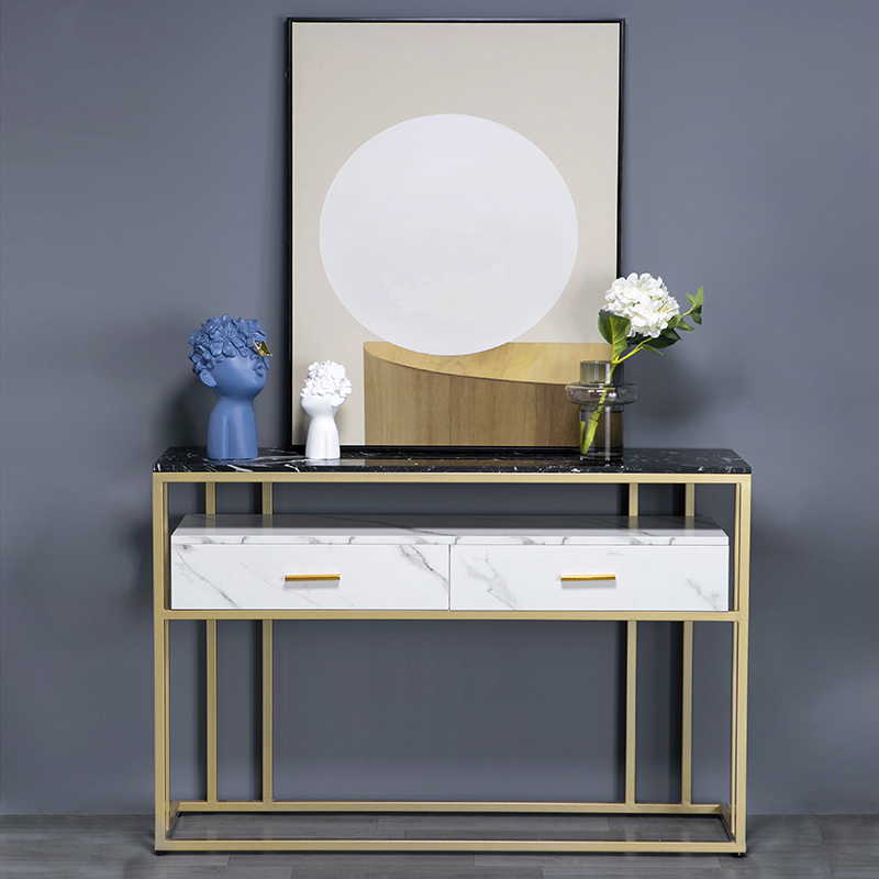 Marble table modern display table console table porch table square ...