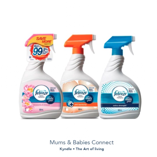 Febreze Ambipur Fabric Refresher 370/800ml - Anti Bacteria / Extra ...