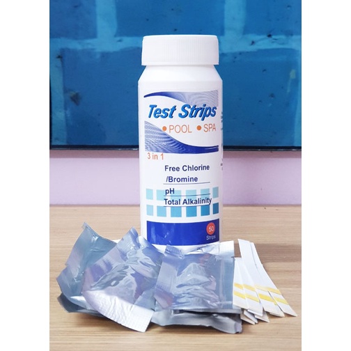 Litmus paper box to check chlorine, pH, pool/spa water alkalinity ...