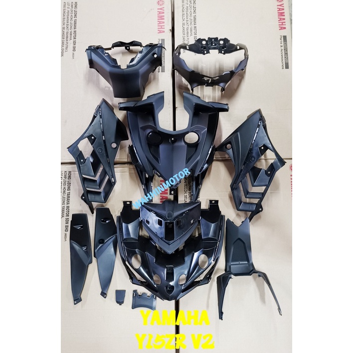 HLY YAMAHA Y15ZR V2 Y SUKU Y15 BLACK COLOUR INNER SET COVER COVERSET ...