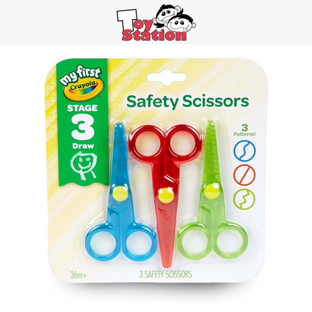 Crayola My First Crayola 3ct. Safety Scissors | Shopee Singapore