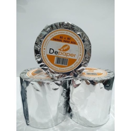 Thermal Paper 80x80 Brand De Paper (10 Rolls Contents) | Shopee Singapore