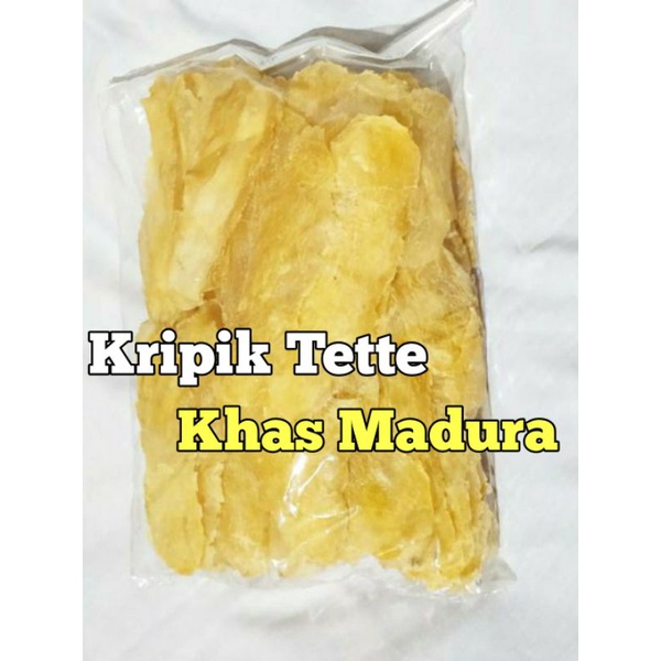 Large size cassava chips, 100 per pack/typical Madurese tette chips/raw ...