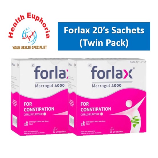 Forlax Sachets 20s (Twin Pack) | Shopee Singapore