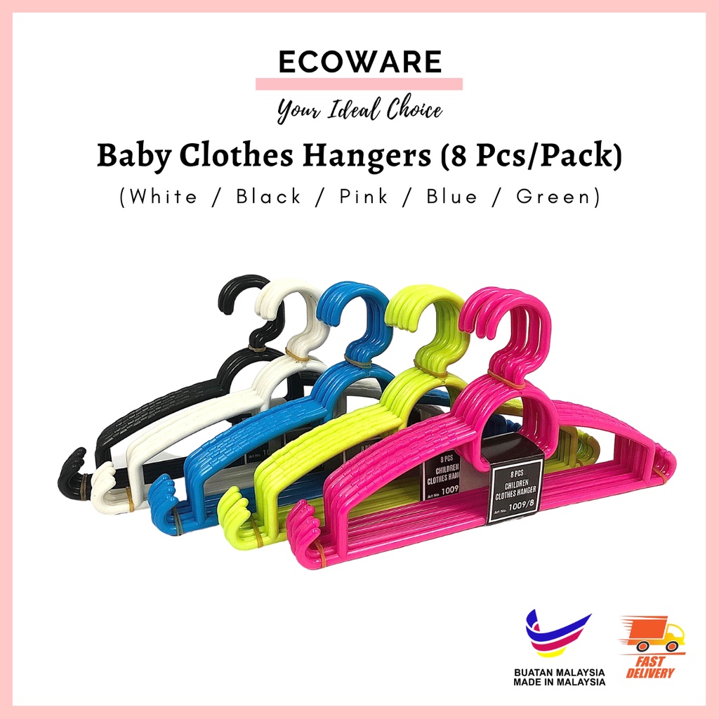 Baby Hanger (8Pcs/Pack)/Kids Hanger/Clothes Hanger/Children's Plastic ...