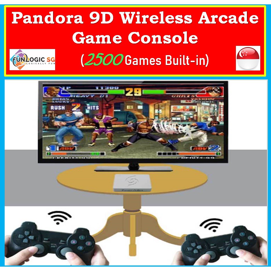 [Singapore Warranty] Latest 2020 Pandora Box 9D Wireless Home Arcade ...