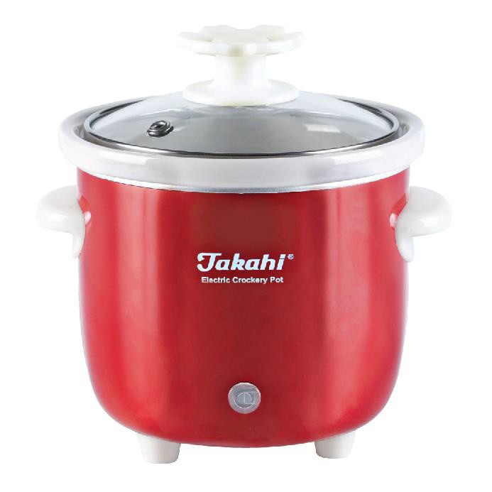 TAKAHI Electric Crockery Pot, 0.7-Litre (Model: 1881 CR-TR) | Shopee ...