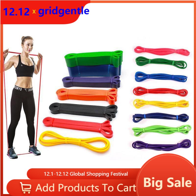 Heavy Duty Exercise Resistance Loop Set Bands Set Fitness Home Yoga Gym ...