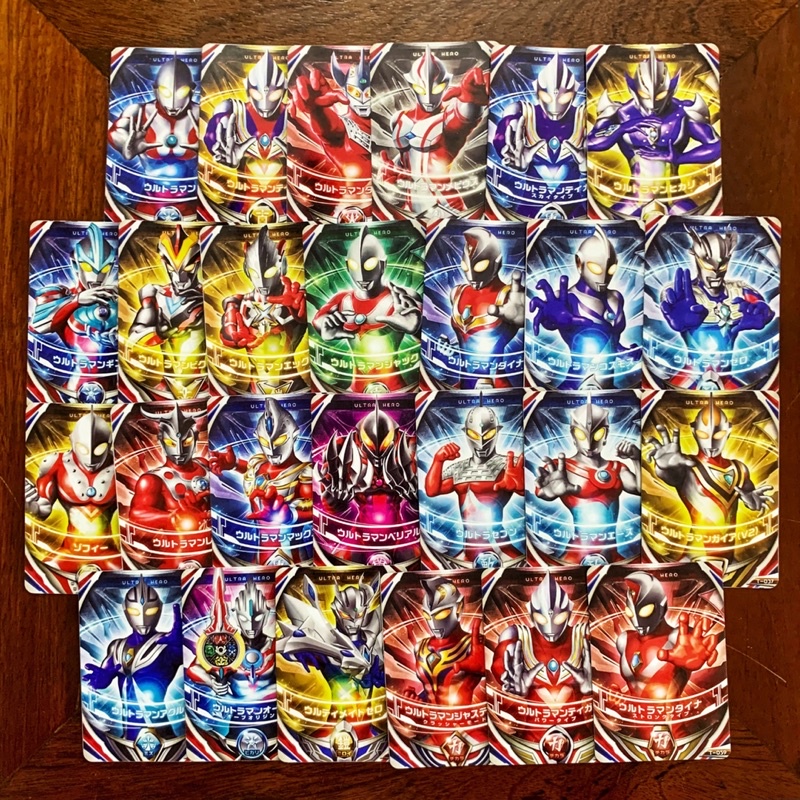 ULTRAMAN [Real Photo] Full Set Of 62 Ultra Card Orb Cards: Fusion ...