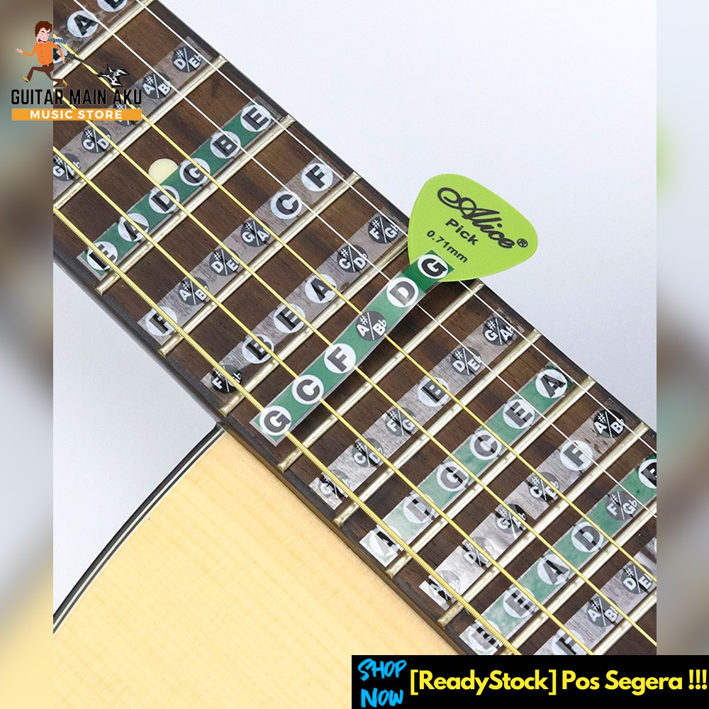 Pos Segera Guitar Fretboard Note Decals Fingerboard Frets Map Sticker ...