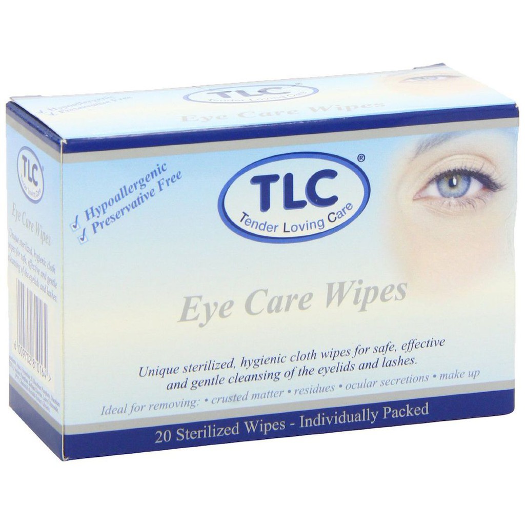 TLC Eye Care Wipes 20's | Shopee Singapore