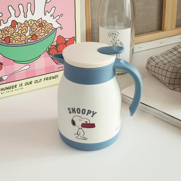 [Last stock] ♥from KOREA♥ PEANUTS, Snoopy Thermal Kettle / Vacuum Flask ...