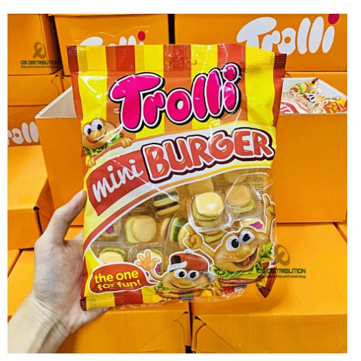 Trolli Mini Burger marshmallows 170g (Imported from Germany) | Shopee ...