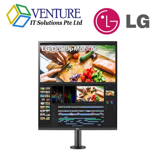 28MQ780-B LG Dualup Ergo 27.6'' SDQHD Nano IPS Display Monitor 300nits ...