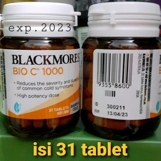 Blackmores Bio C 1000mg Vitamin C 1000 mg Vit C 1000mg 30 Tablets ...